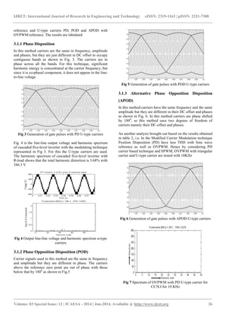 Harmonic reduction of cascaded mli fed induction | PDF