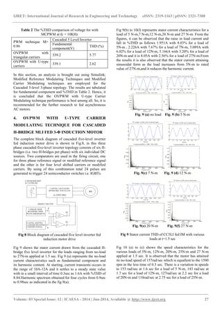 Harmonic reduction of cascaded mli fed induction | PDF