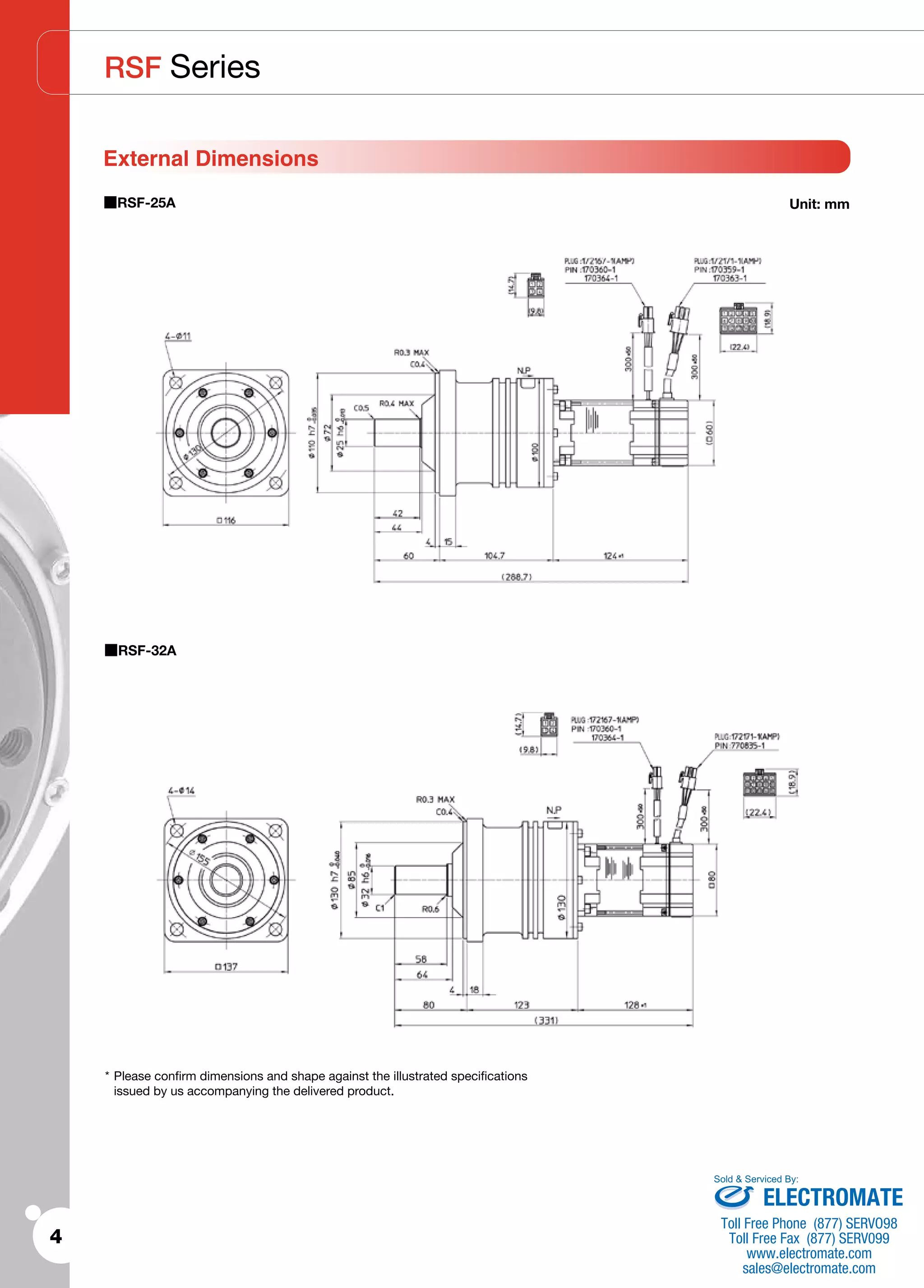Harmonic rsf series_specsheet | PDF