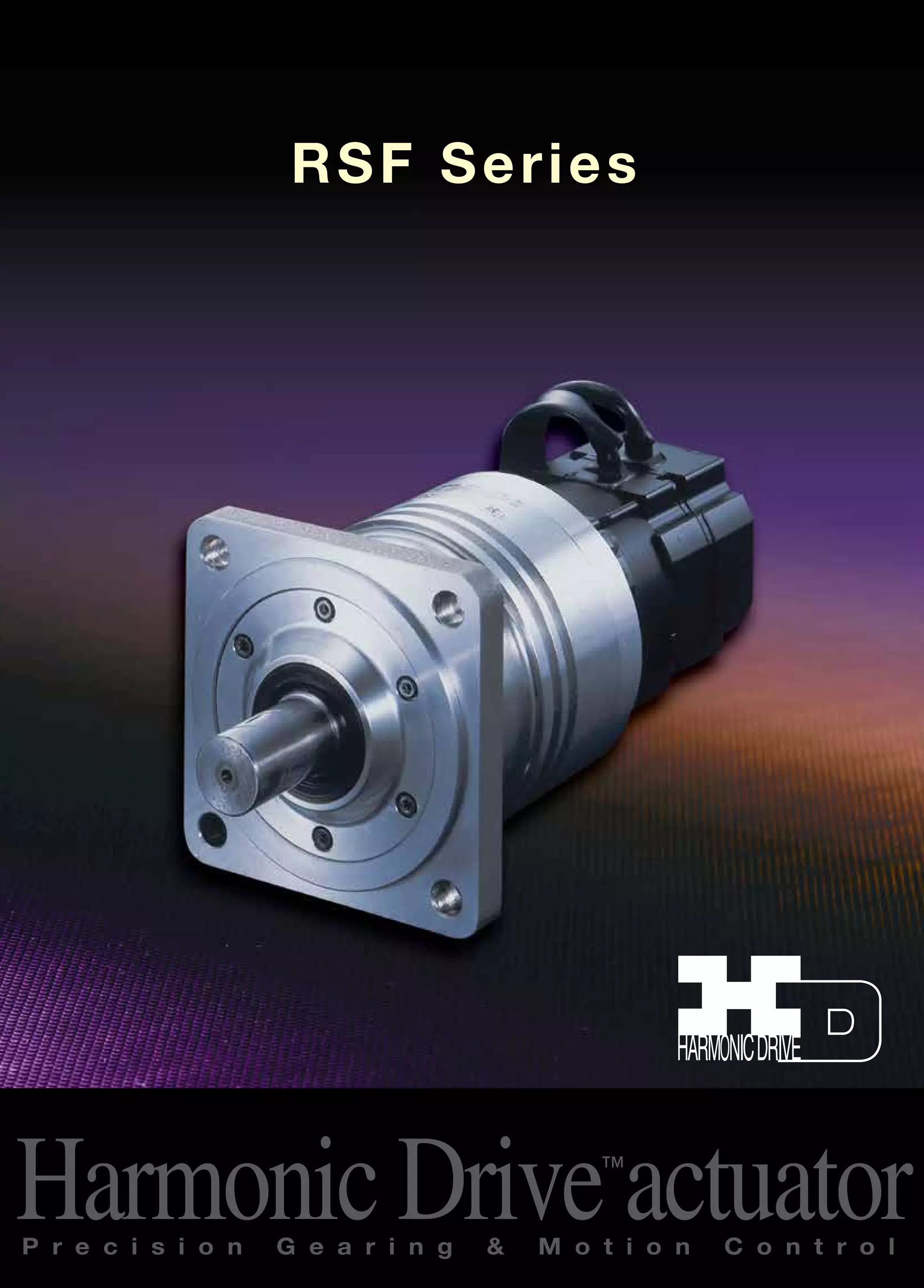 Harmonic rsf series_specsheet | PDF