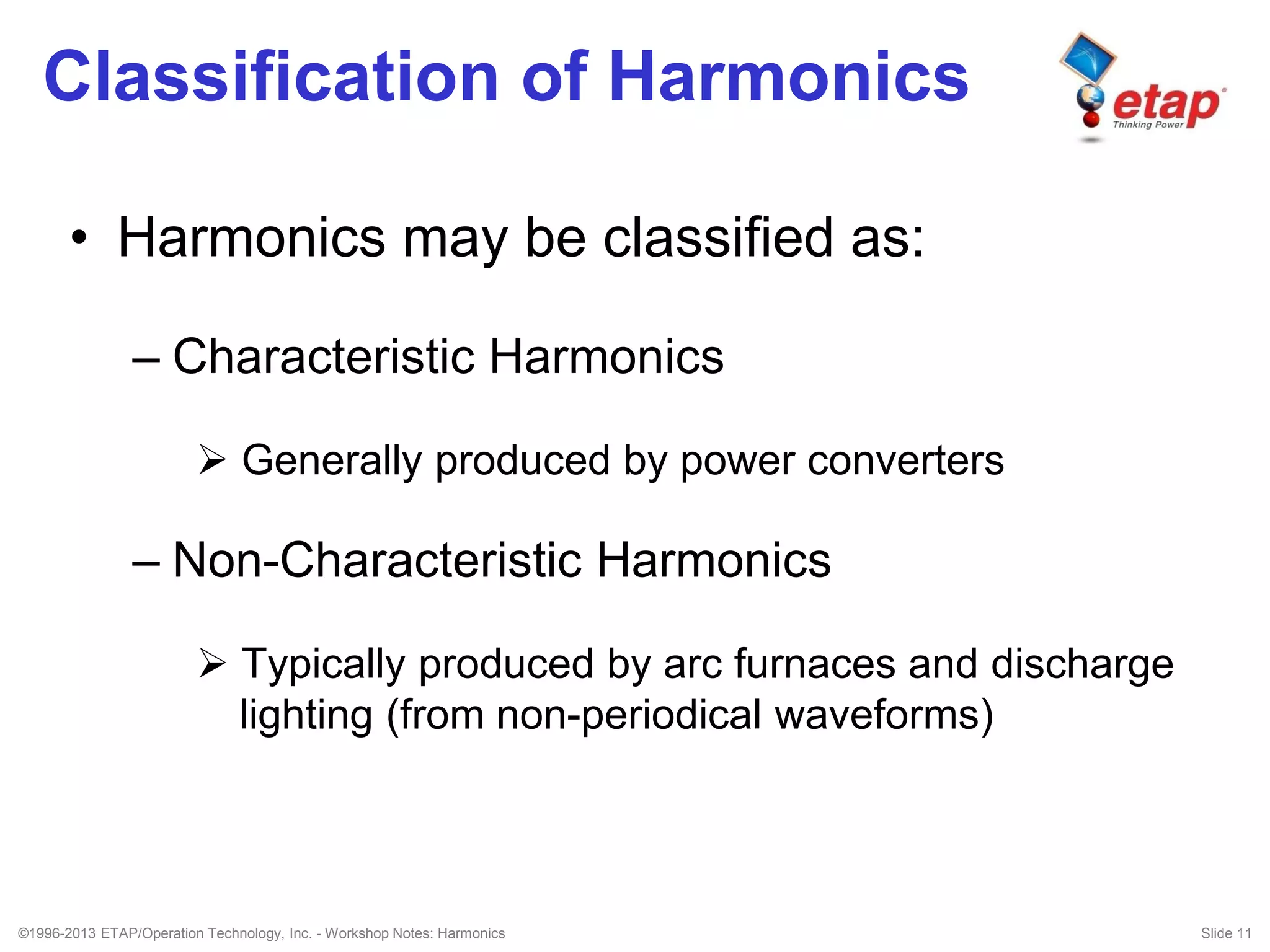 ETAP - Harmonics Analysis | PDF
