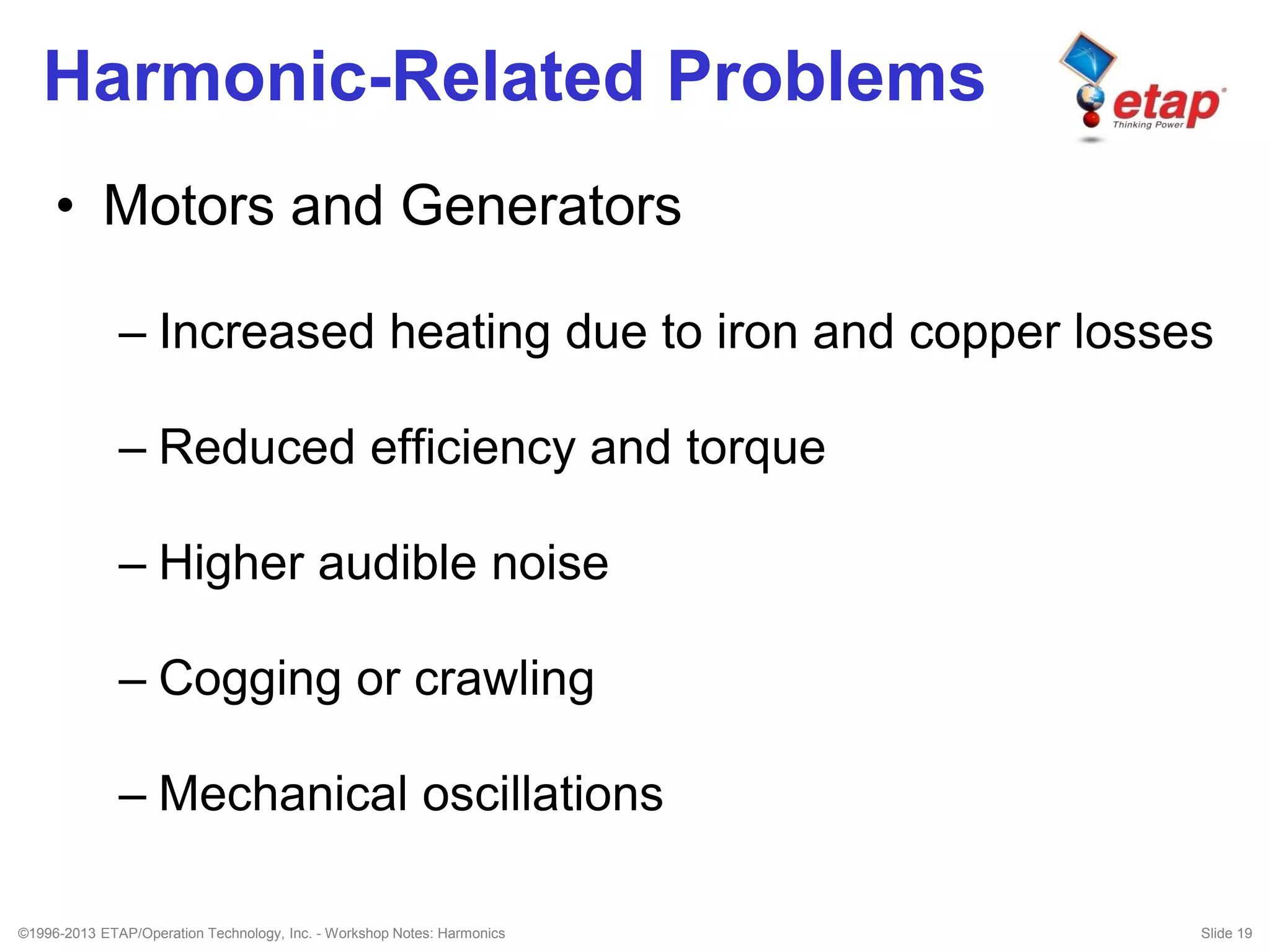 ETAP - Harmonics Analysis | PDF