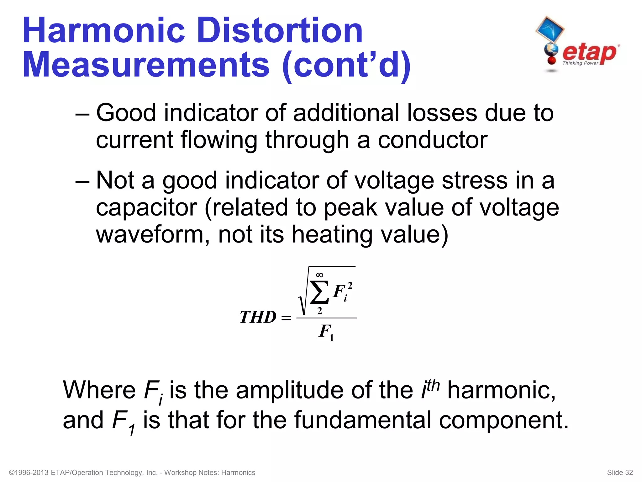 ETAP - Harmonics Analysis | PDF