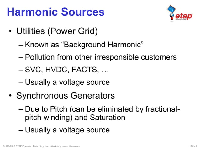ETAP - Harmonics Analysis | PDF