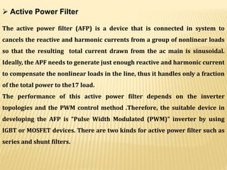 Identification and minimization of Harmonics | PPTX
