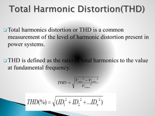 Harmonics analysis of single phase inverter | PPTX