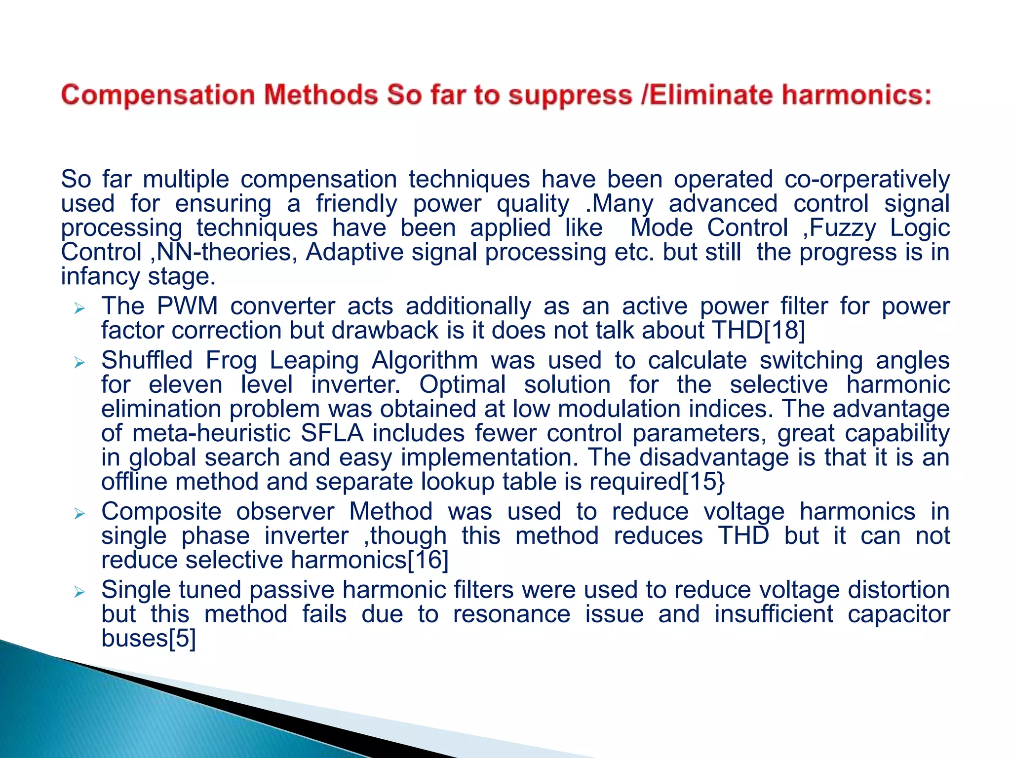 Harmonics and mitigation techniques | PPTX