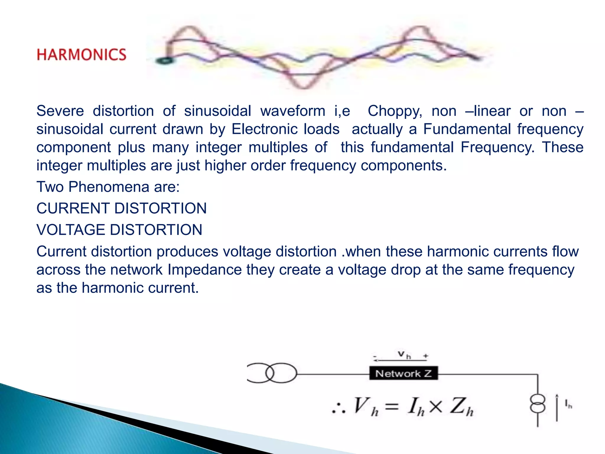 Harmonics and mitigation techniques | PPTX