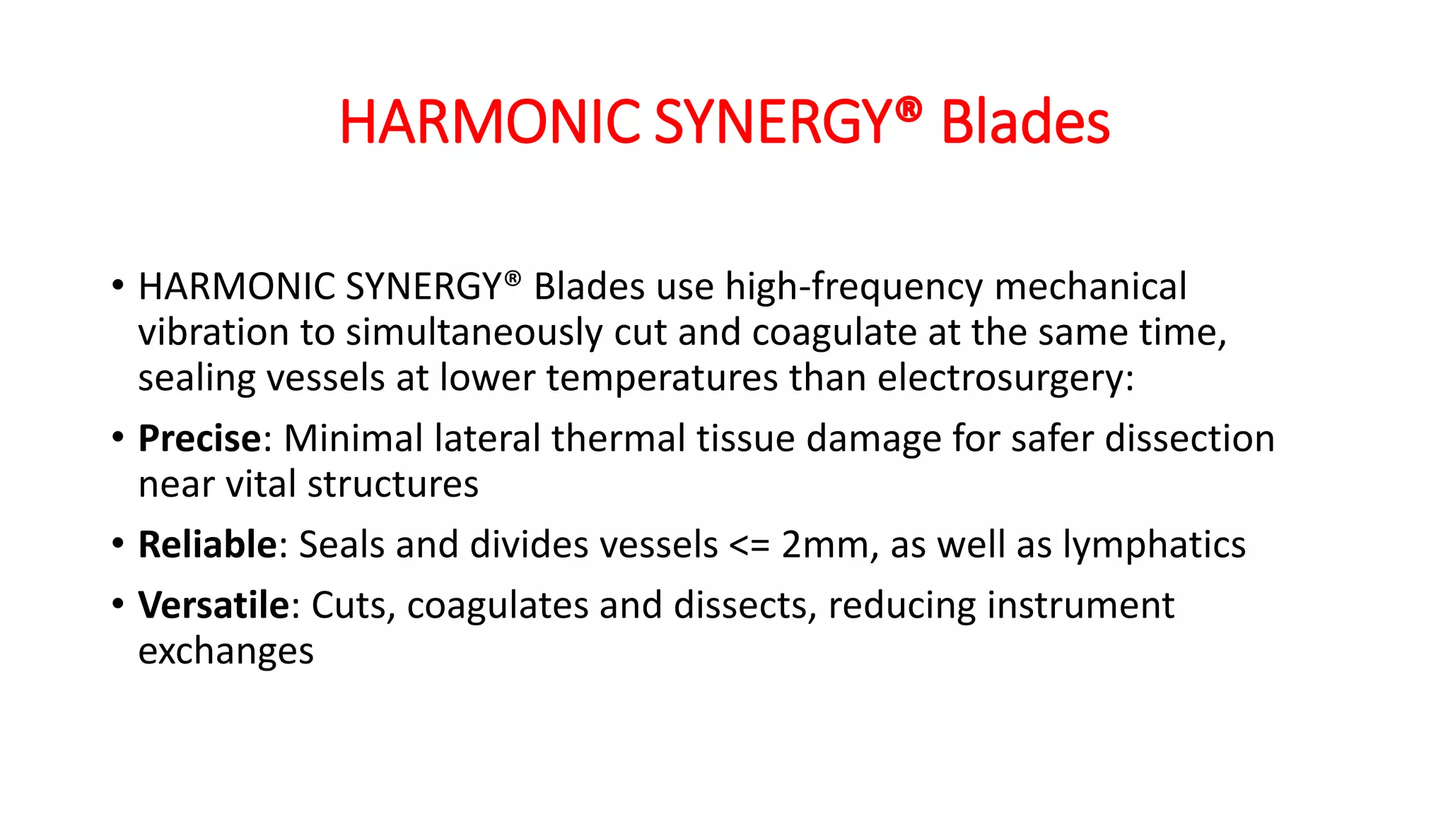 Harmonic scaplel | PPTX