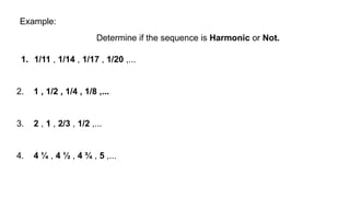 Harmonic Sequence...................pptx