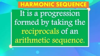 Harmonic sequence and fibonacci 10 | PPTX