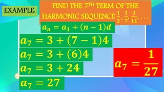 Harmonic sequence and fibonacci 10 | PPTX