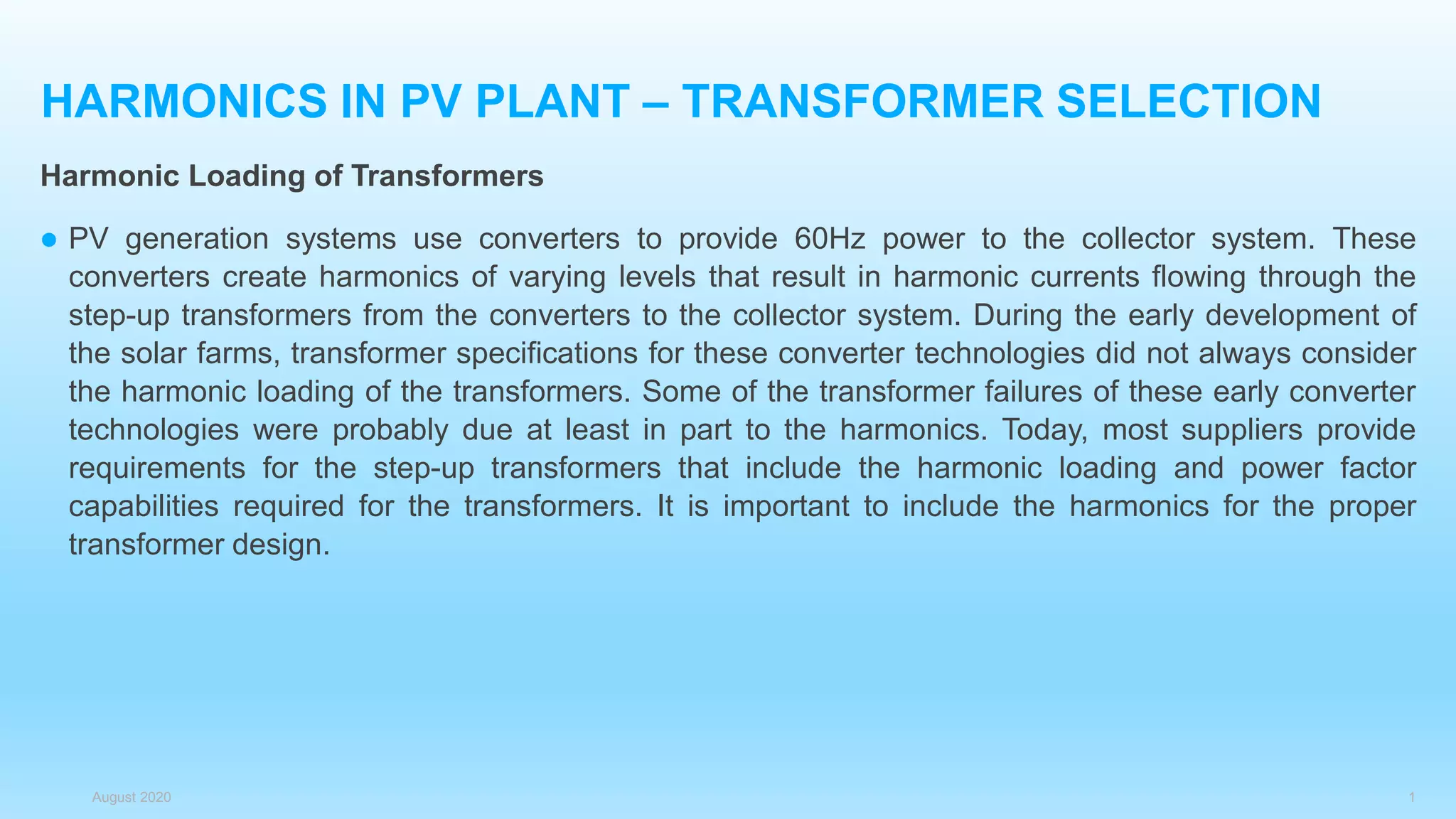 Harmonics in pv | PPTX