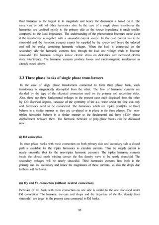 Harmonics In Transformer pdf | DOCX
