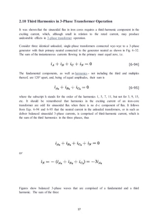 Harmonics In Transformer pdf | DOCX