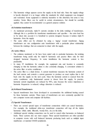 Harmonics In Transformer pdf | DOCX