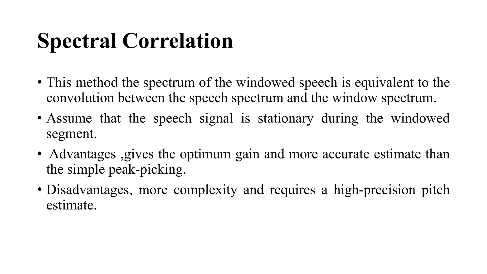 Harmonic speech coding | PPT