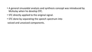 Harmonic speech coding | PPT
