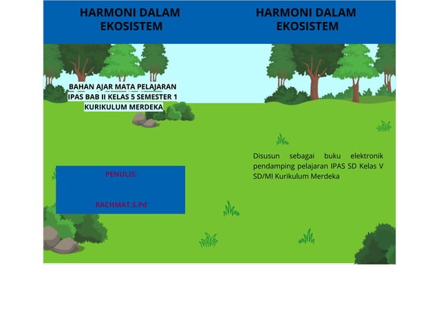 HARMONI DALAM EKOSISTEM PEMBELEJARAN SD KELAS 5 | PDF