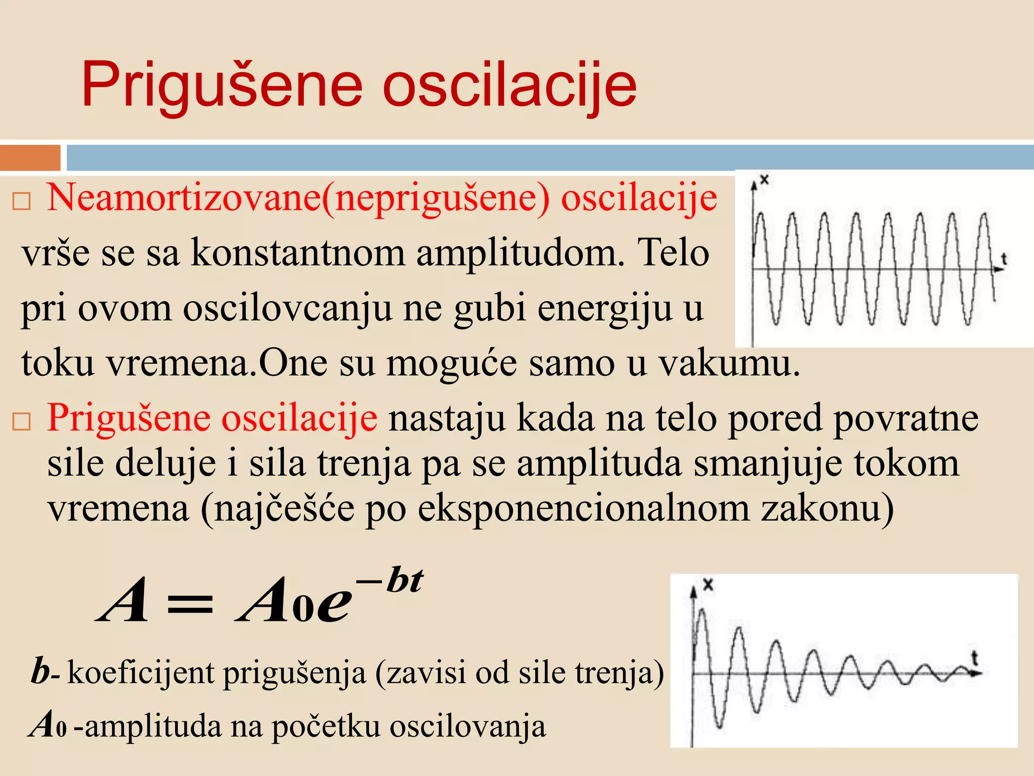 Harmonijske oscilacije | PPTX