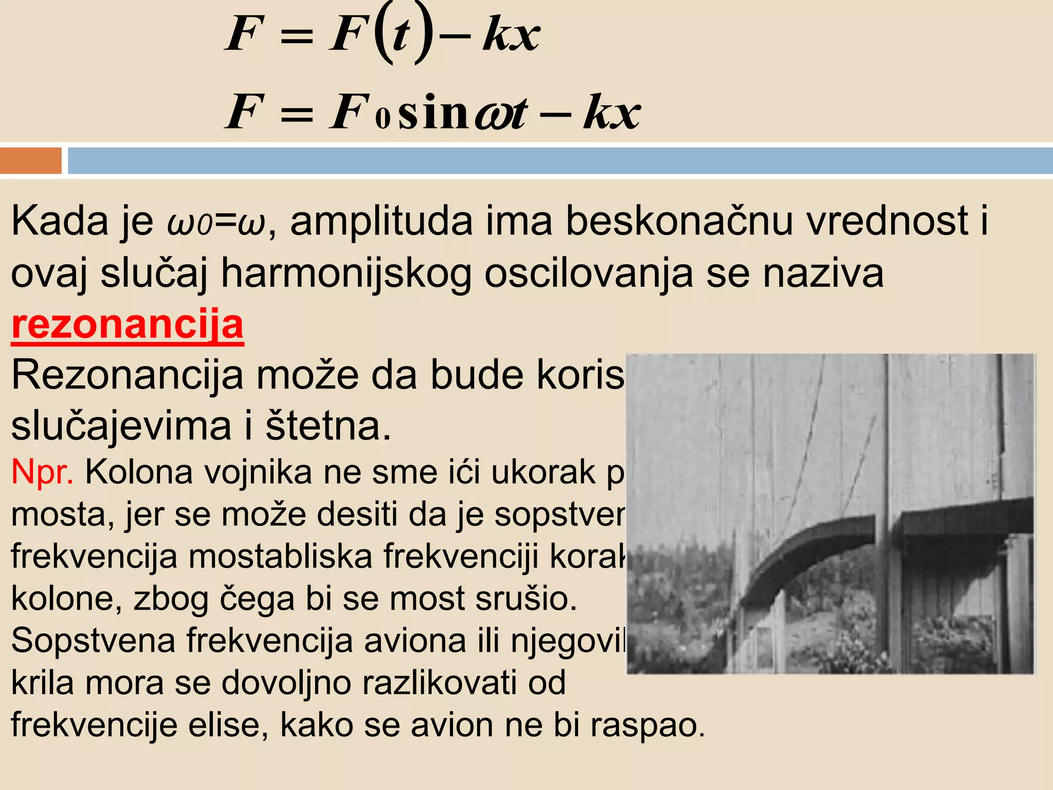 Harmonijske oscilacije | PPTX