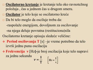 Harmonijske oscilacije | PPTX