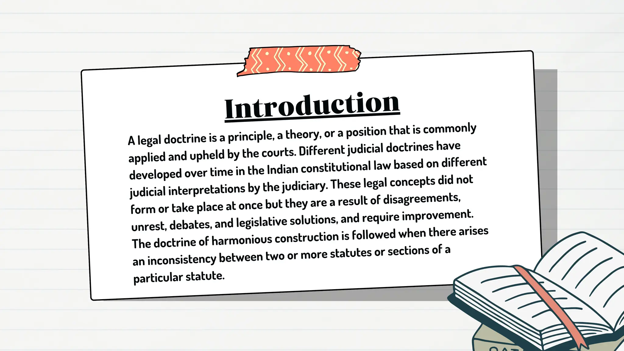 The doctrine of harmonious construction under Interpretation of statute ...