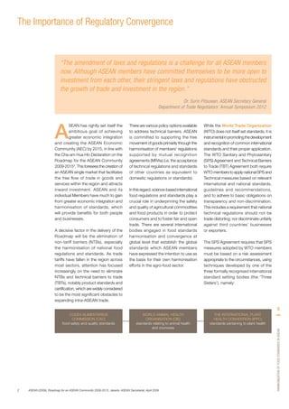 Harmonisation in ASEAN | PDF