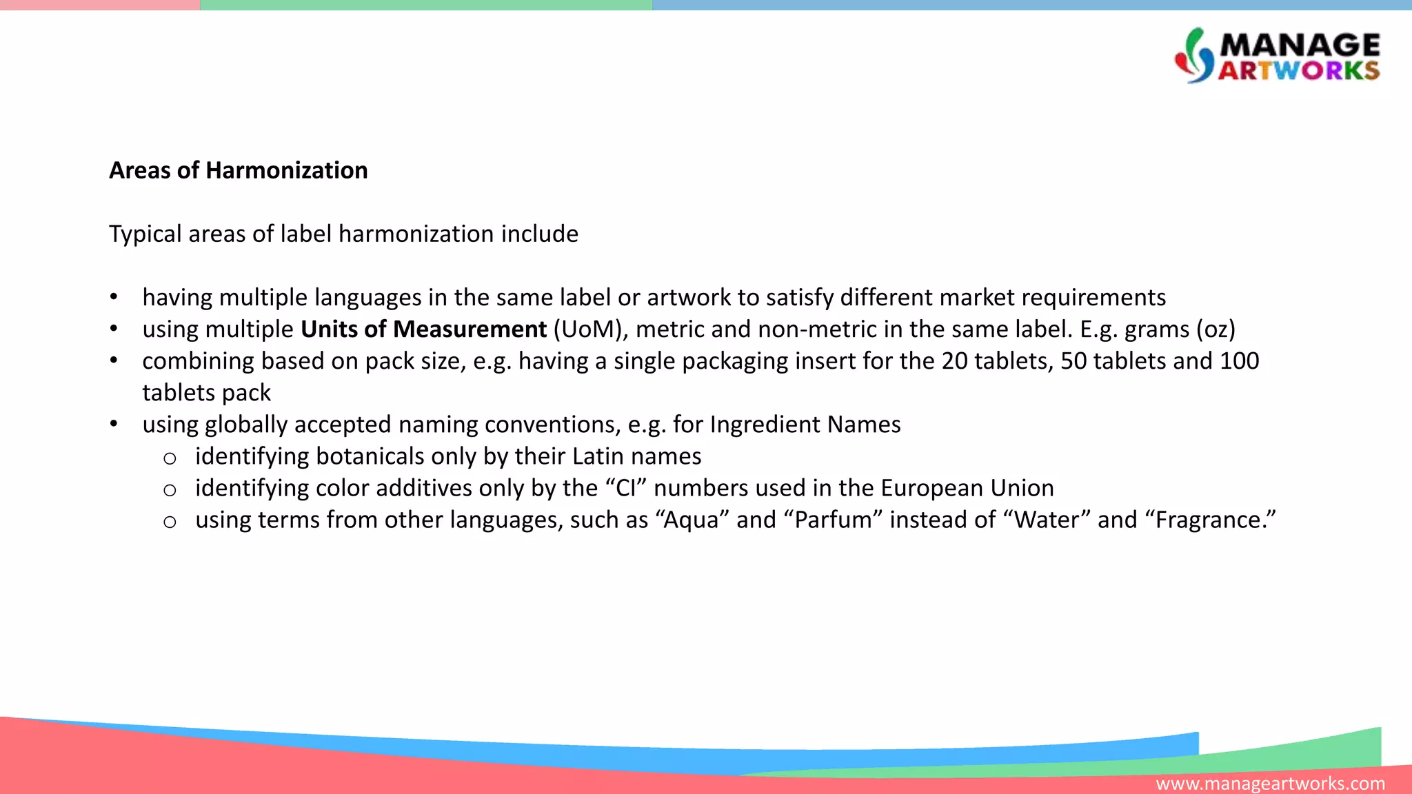 Harmonization and Labeling | PPTX