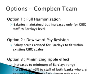 Harmonization of compensation and benefits for first caribbean | PPT