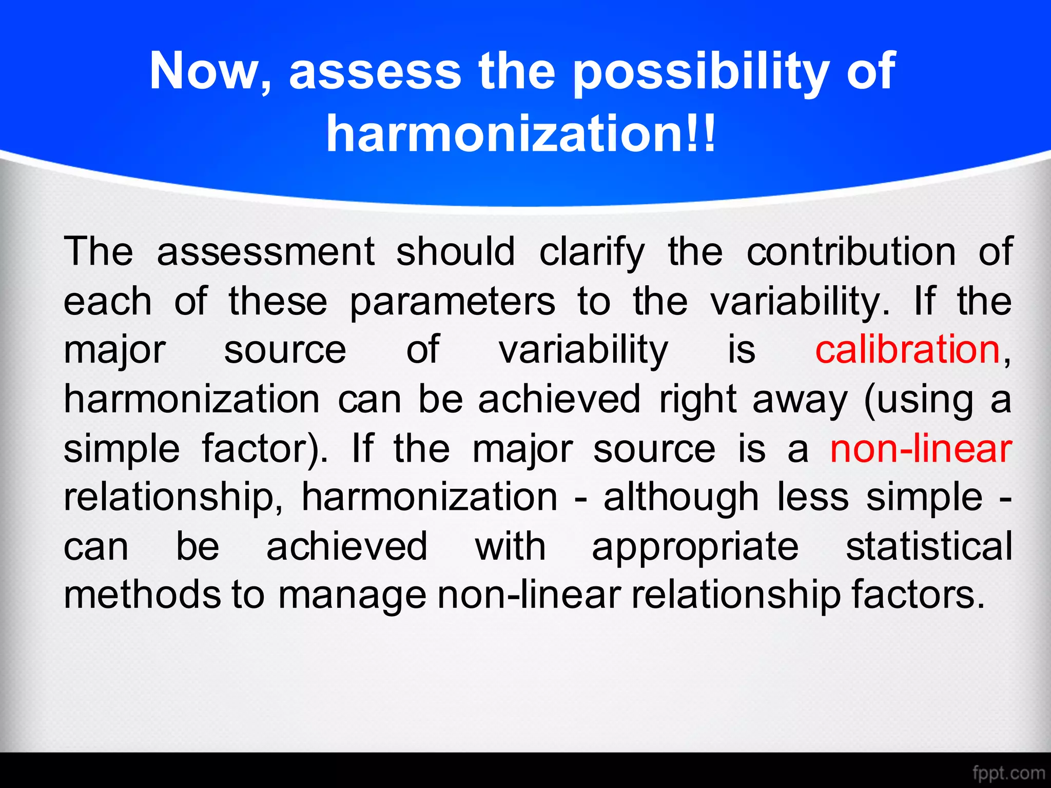 Harmonization of Laboratory Testing, 08 04-2017 | PPT