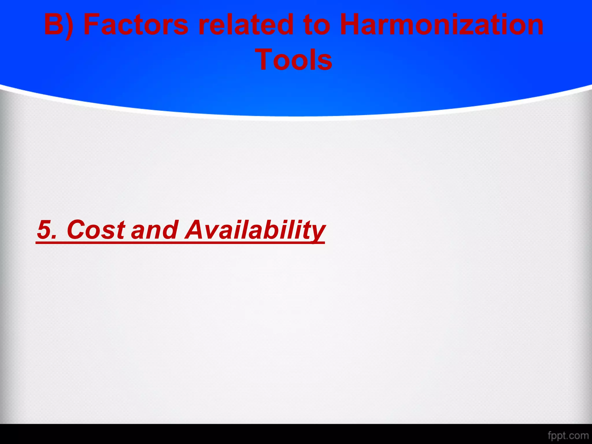 Harmonization of Laboratory Testing, 08 04-2017 | PPT