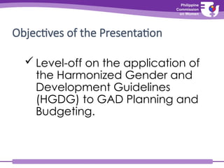 Harmonized GAD Guidelines for Project Development, Implementation ...