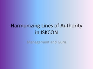 Harmonizing lines of_authority_edit_ru short | PPTX