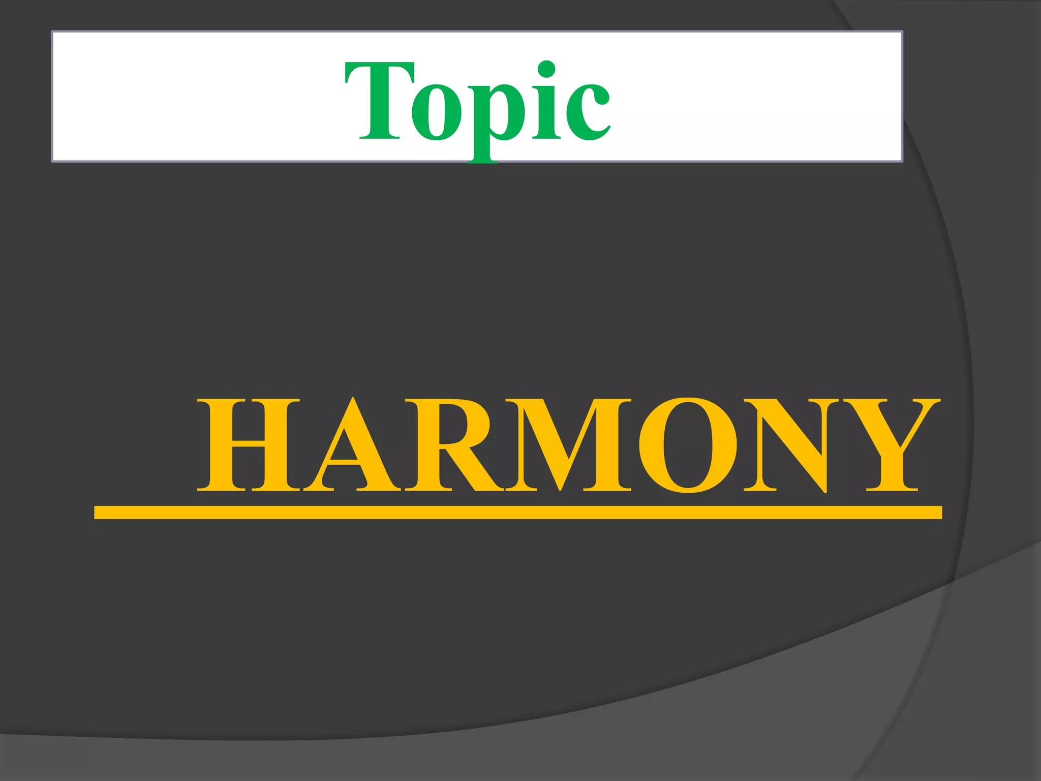Harmony in interior design | PPTX