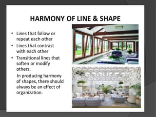 Harmony in interior design | PPTX