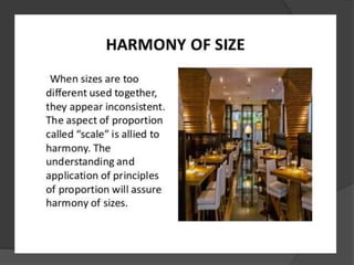 Harmony in interior design | PPTX