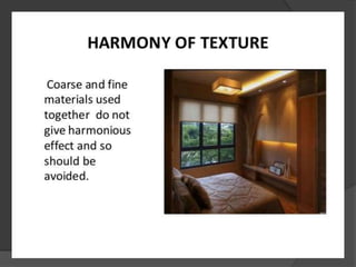 Harmony in interior design | PPTX