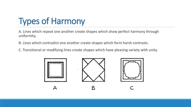 Harmony: Principles of design | PPTX | Needlework | Arts and Crafts