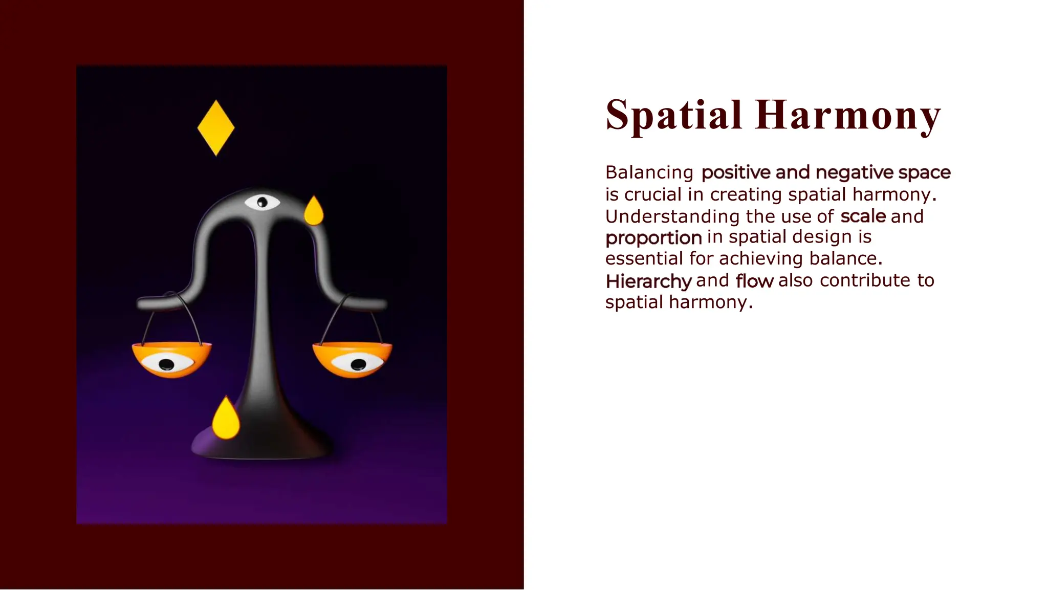 harmony in design mastering the art of balancing elements and spaces | PPT