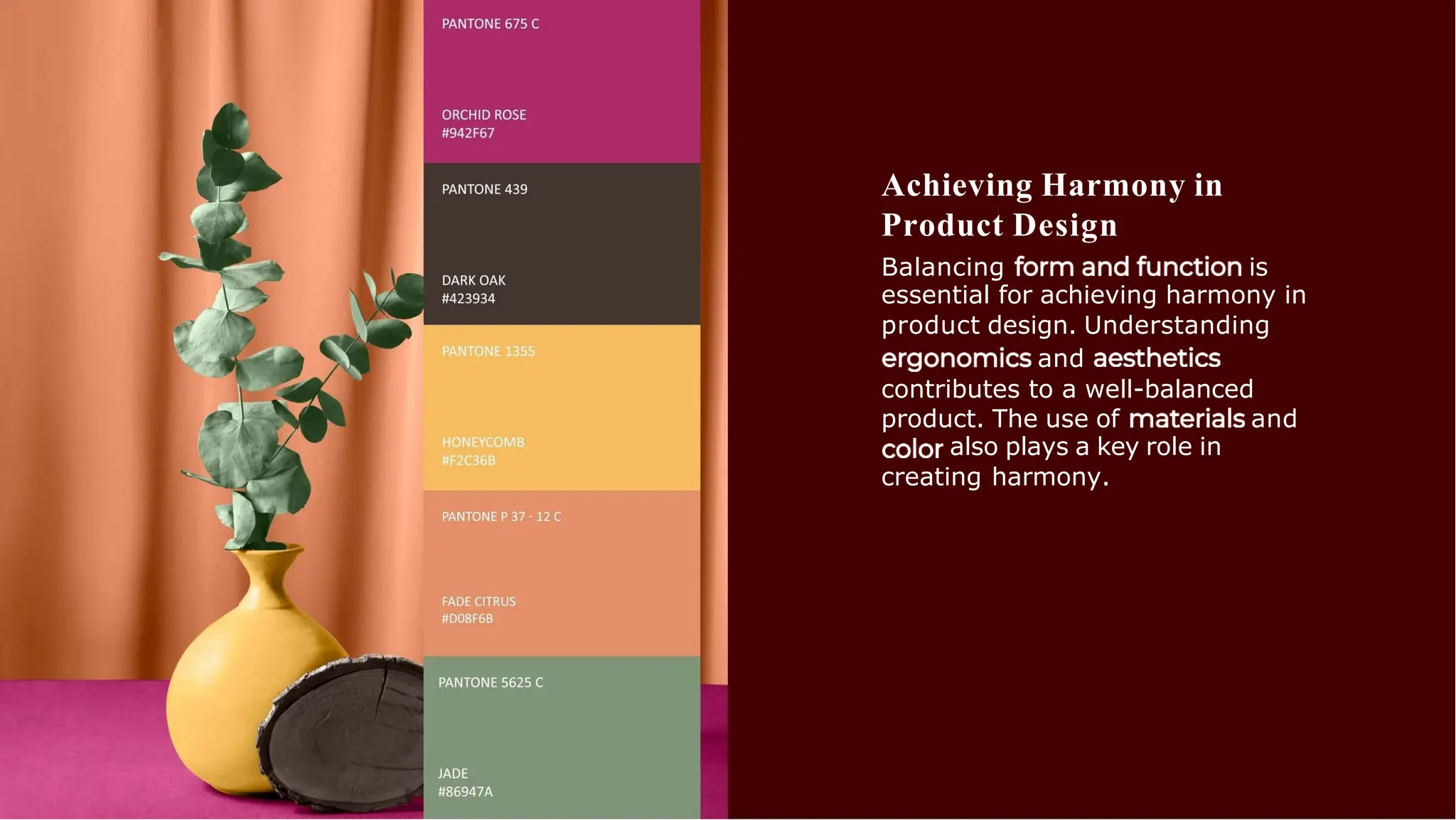 harmony in design mastering the art of balancing elements and spaces | PPT