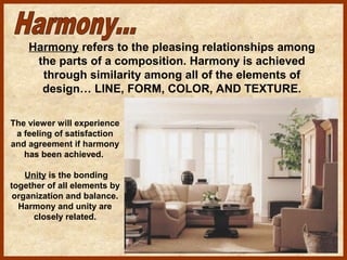 Harmony And Unity In Interior Design