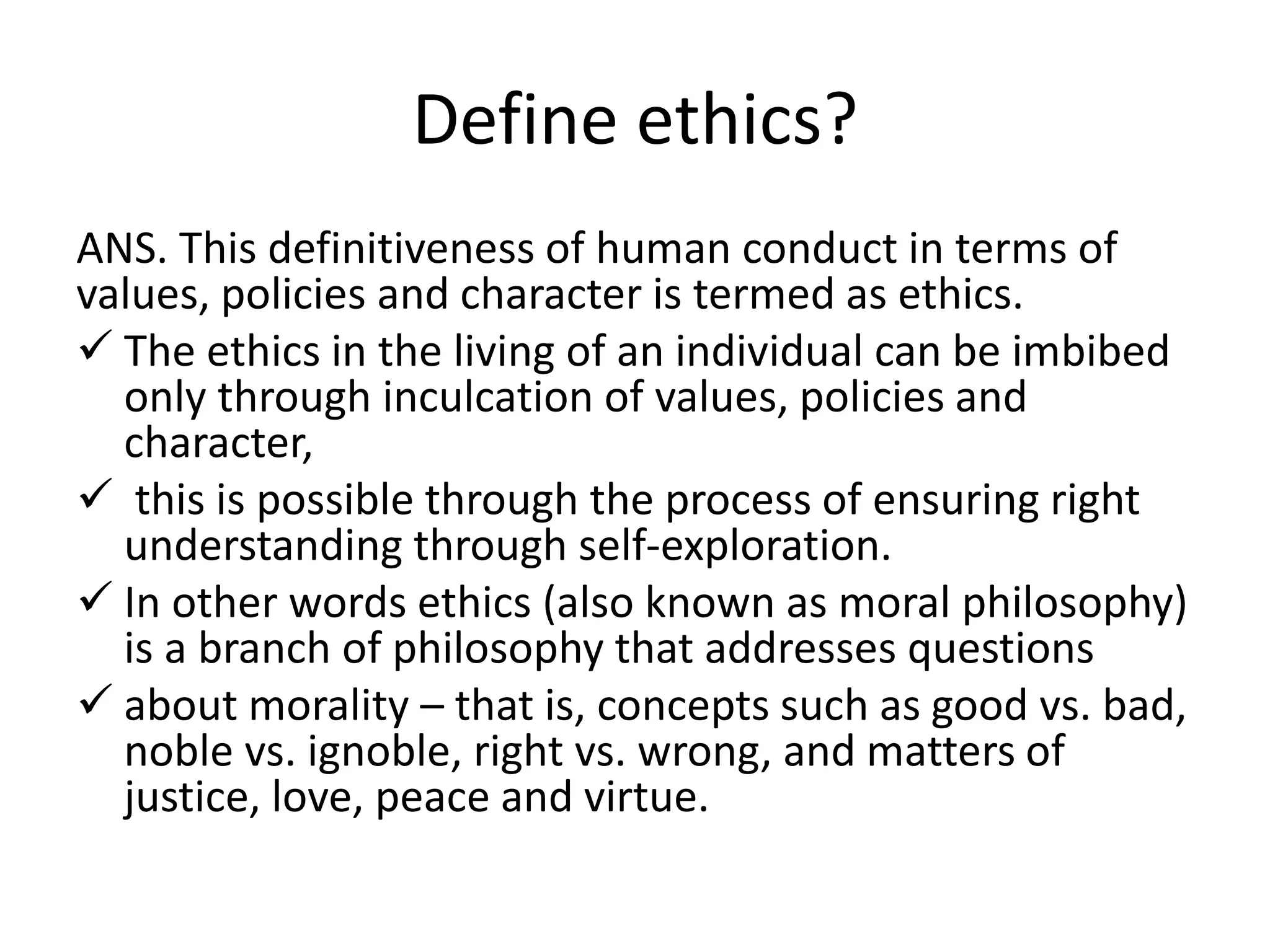 Harmony and professional ethics | PPTX