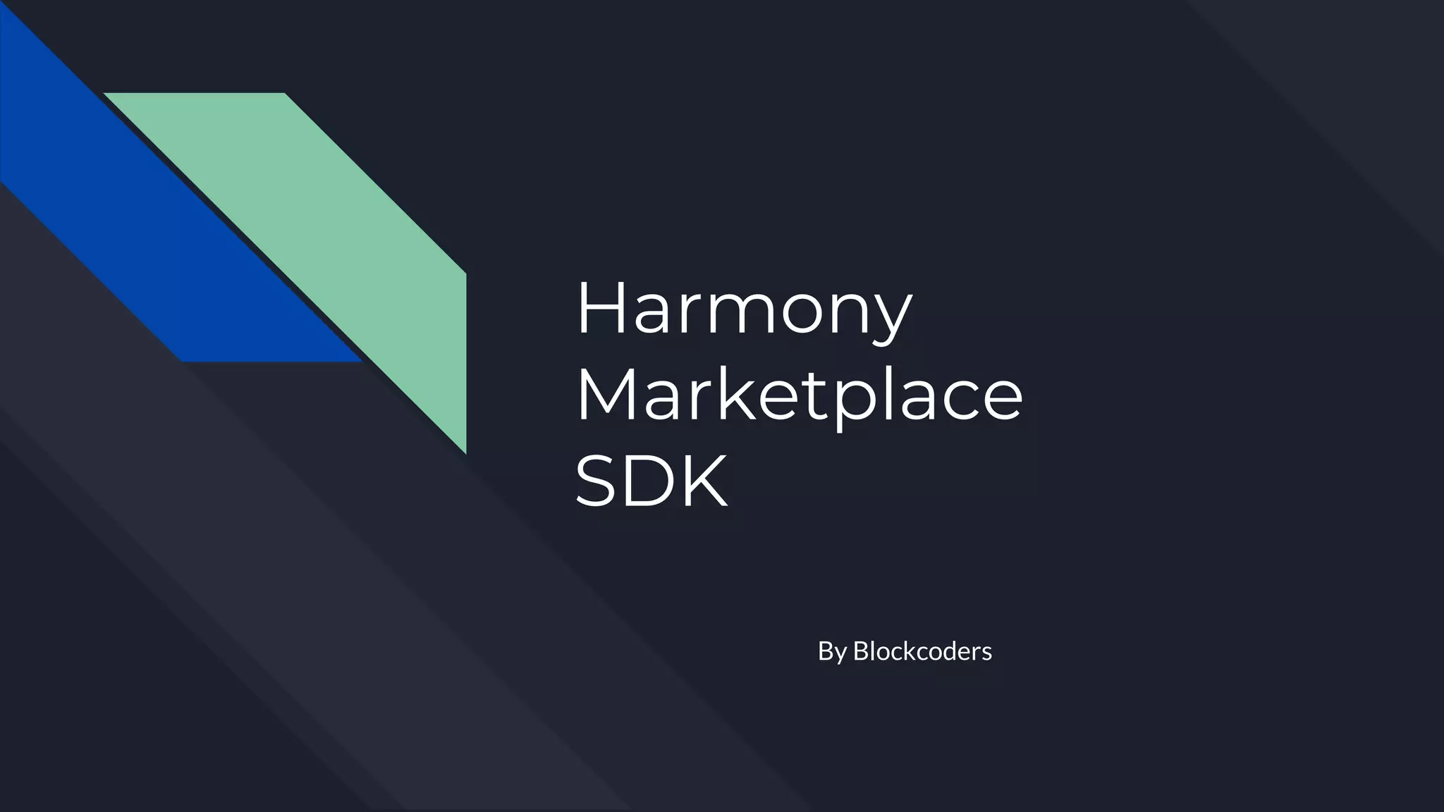 Harmony Marketplace SDK.pptx