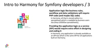 Harmony: what is it, how does it work, best practices. Integration features, Google DOCS and ...