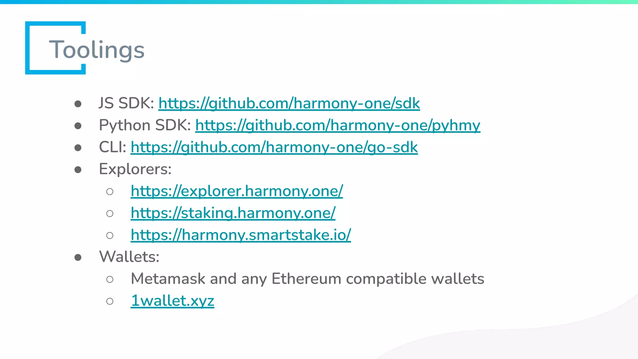 Harmony Technical DeepDive | PPT