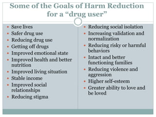 Harm reduction don crocock | PPTX