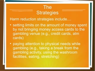 Harm reduction strategies | PPT