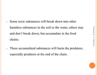harms to food chains and food webs.pptx for grade 6 | PPTX