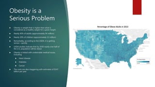 Obesity and Environmental Factors; A Machine Learning Approach | PPTX